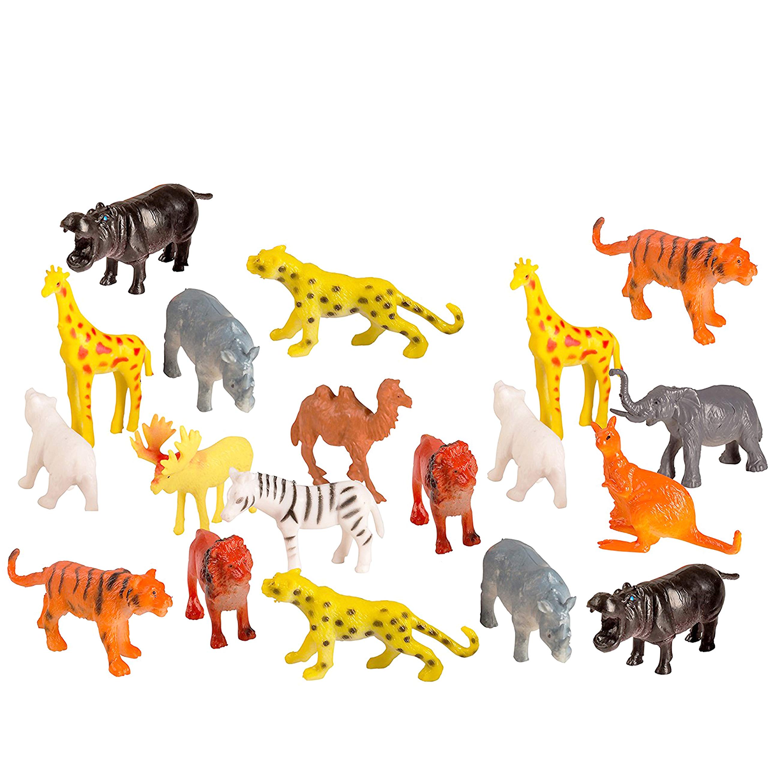 Mua Mini Animals Jungle Party Pack - Plastic Wild Mini Educational ...