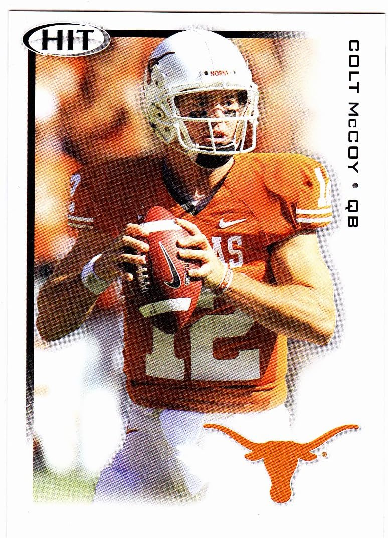 2010 HIT COLT MCCOY RC ROOKIE CARD TEXAS at Amazon's Sports ...