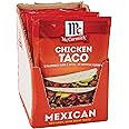 Amazon.com : McCormick Chicken Taco Seasoning Mix, 1 oz (Pack of 12 ...