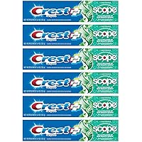 Amazon.com : Crest Toothpaste Plus Scope Whitening Minty Fresh (Pack of ...