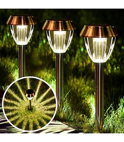 Copper Solar Pathway Lights Charleston Solar Pathway Lights Copper