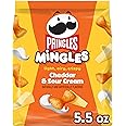 Amazon.com: Pringles Mingles Puffed Snacks, Cheddar and Sour Cream ...