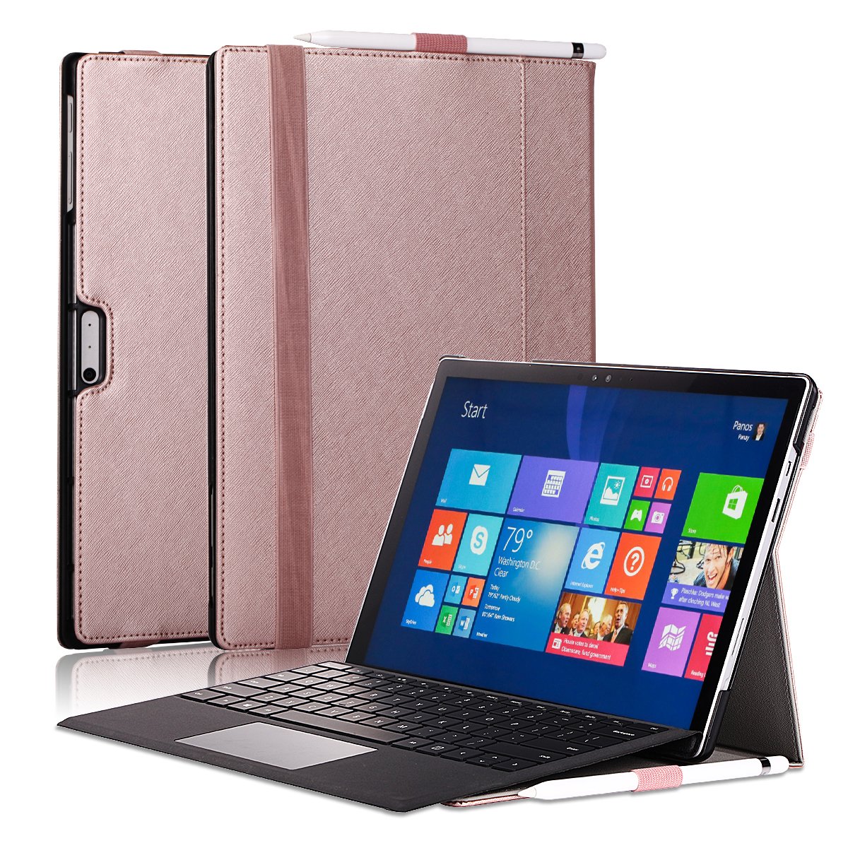 Amazon.com: Valkit for Surface Pro 4 Case, New Surface Pro 2017 Case ...