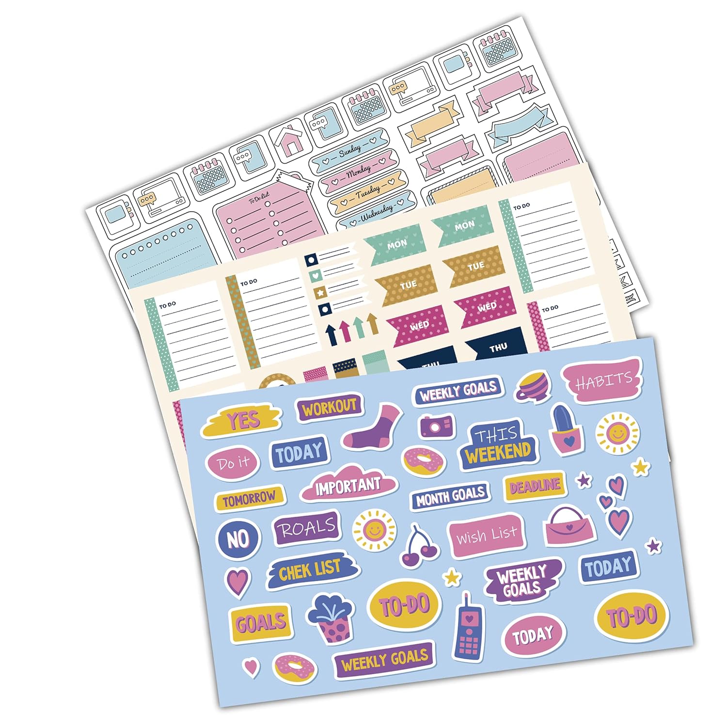 STICKERS RECORDATORIOS: Amazon.com.mx: Handmade