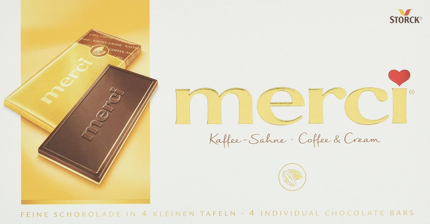 merci Tafelschokolade Kaffee-Sahne – die perfekte Selbstverwöhnung – 4 ...