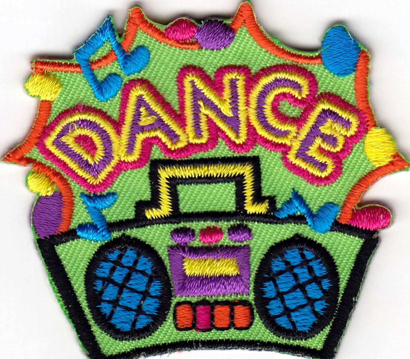 Amazon.com: "DANCE" IRON ON EMBROIDERED PATCH - DANCING - BALLROOM ...