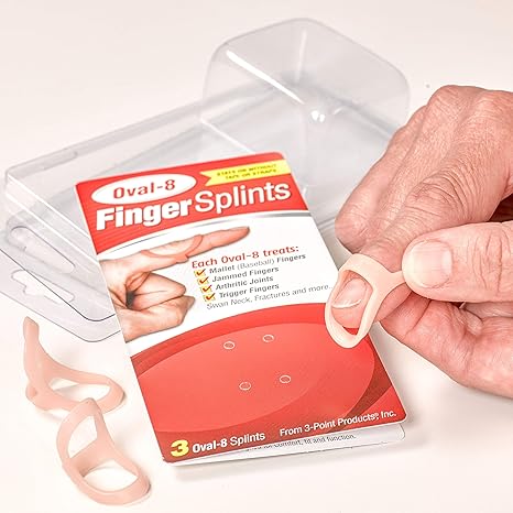 3-Point Products RP1008-003 Oval-8 Finger Splint Graduated Size pack 6 ...