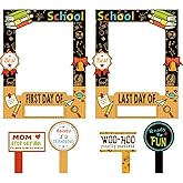 Amazon.com: Back to School Party Photo Booth Picture Frame for Party ...