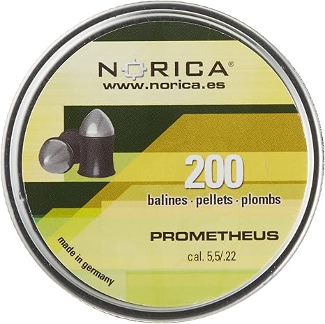Amazon.com : Norica Air Rifles Prometheus .22 Caliber Pellets Tin (250 ...