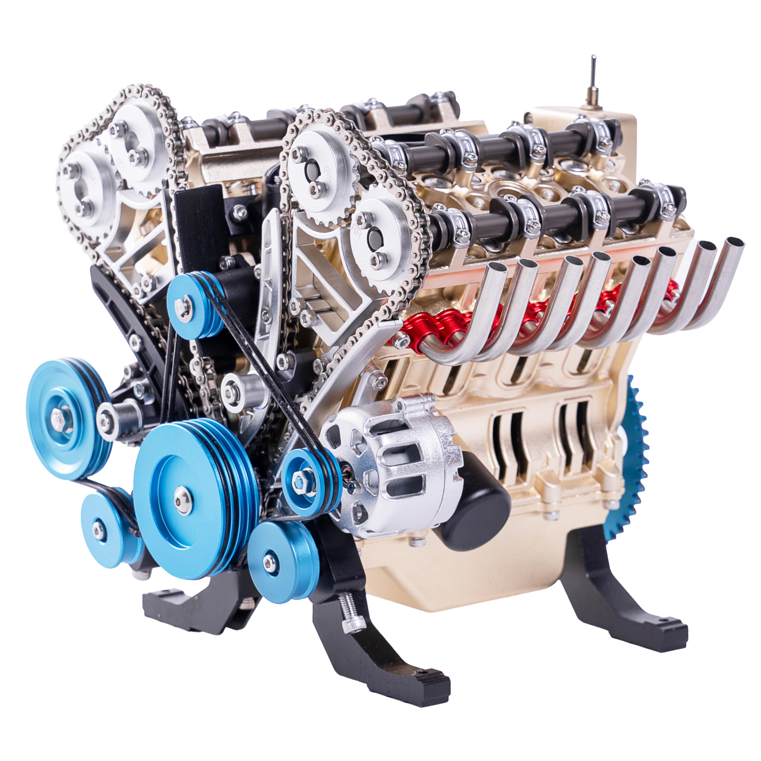 Mua Mini v8 Engine Model kit That Runs Mechanical Metal Assembly DIY ...