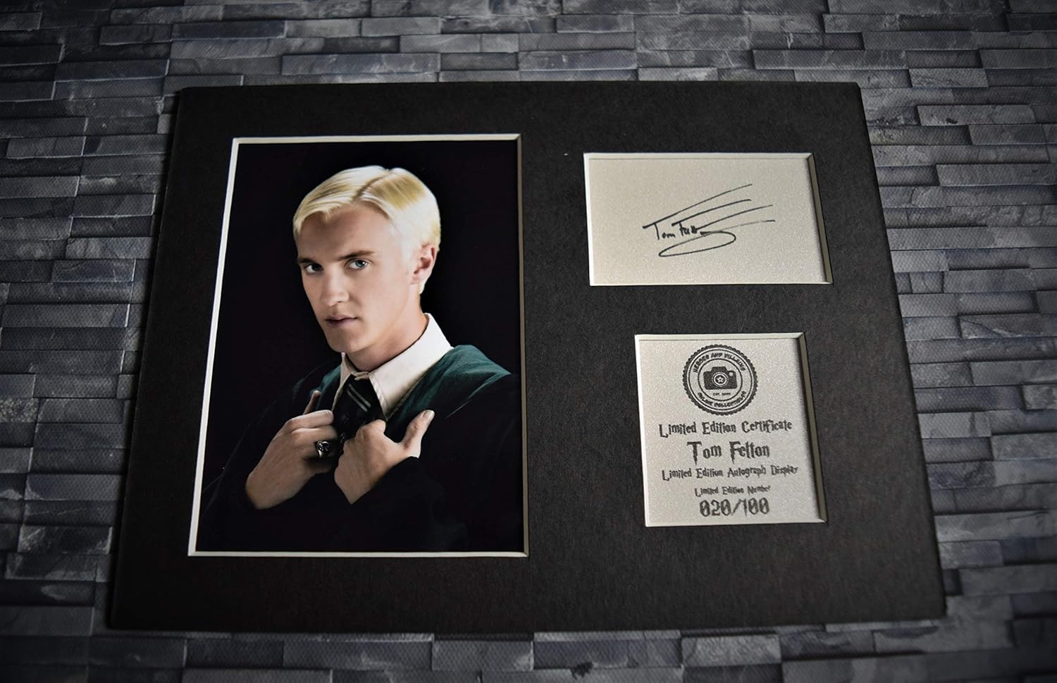 TOM Felton als Draco Malfoy aus SIGNED Autograph Display ? ? Harry ...