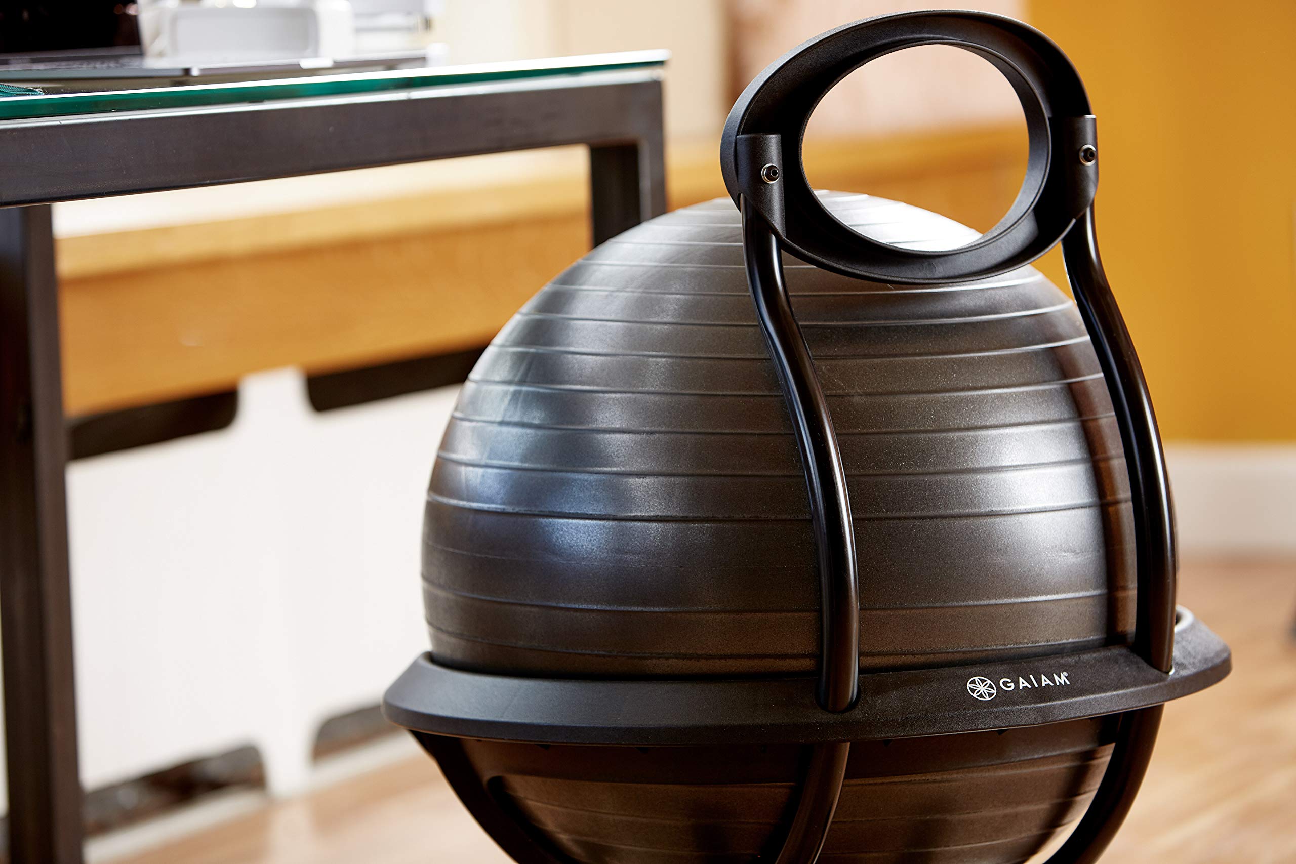 Gaiam Ultimate Balance Ball Chair - Premium Exercise Stability Yoga ...