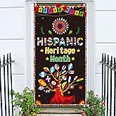 Amazon.com: Hispanic Heritage Month Door Cover Latin American Banner ...