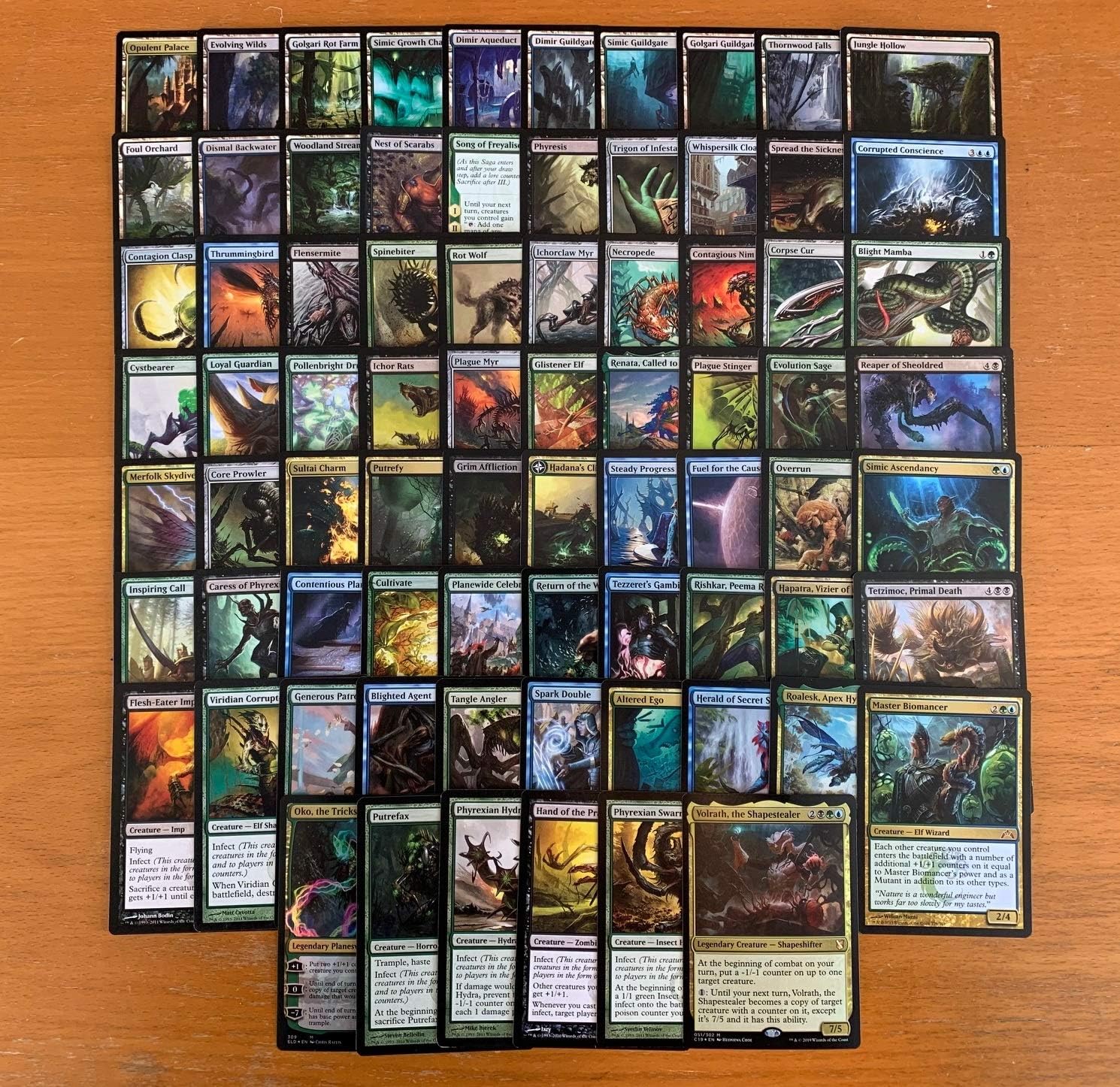 Amazon.com: Elite Infect Commander Deck - Sultai - Black Green Blue ...