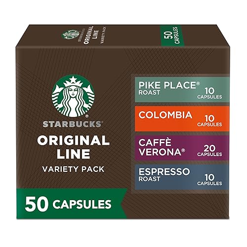 Starbucks by Nespresso Original Line, Intense Variety Pack, 50-count ...