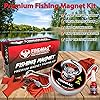 FINDMAG Fishing Magnet Kit 600 LBS Pulling Force, Super Strong Magnet ...