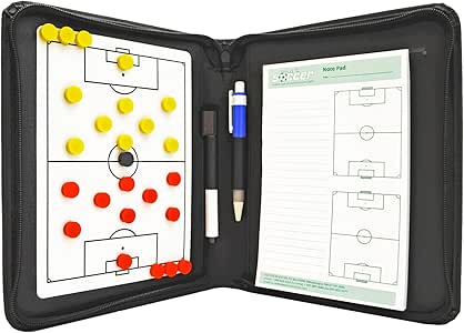 Amazon.com : AGORA Premier Soccer Coach Organizer : Coach And Referee ...