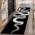 Amazon.com: ZCLRUG Snakes Decor Runner Rug, 2x7ft, White Black Animal ...