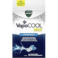 Vicks VapoCOOL Max Medicated Drops for Temporary Cough and Sore Throat ...
