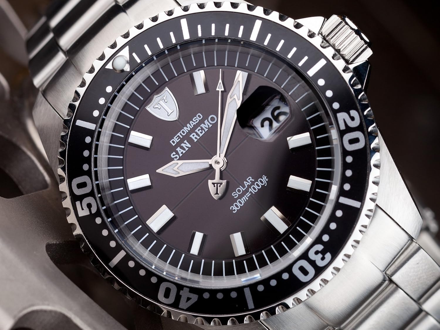 Men's Watches - DETOMASO® Men's SAN REMO Solar Powered 300M Watch W ...