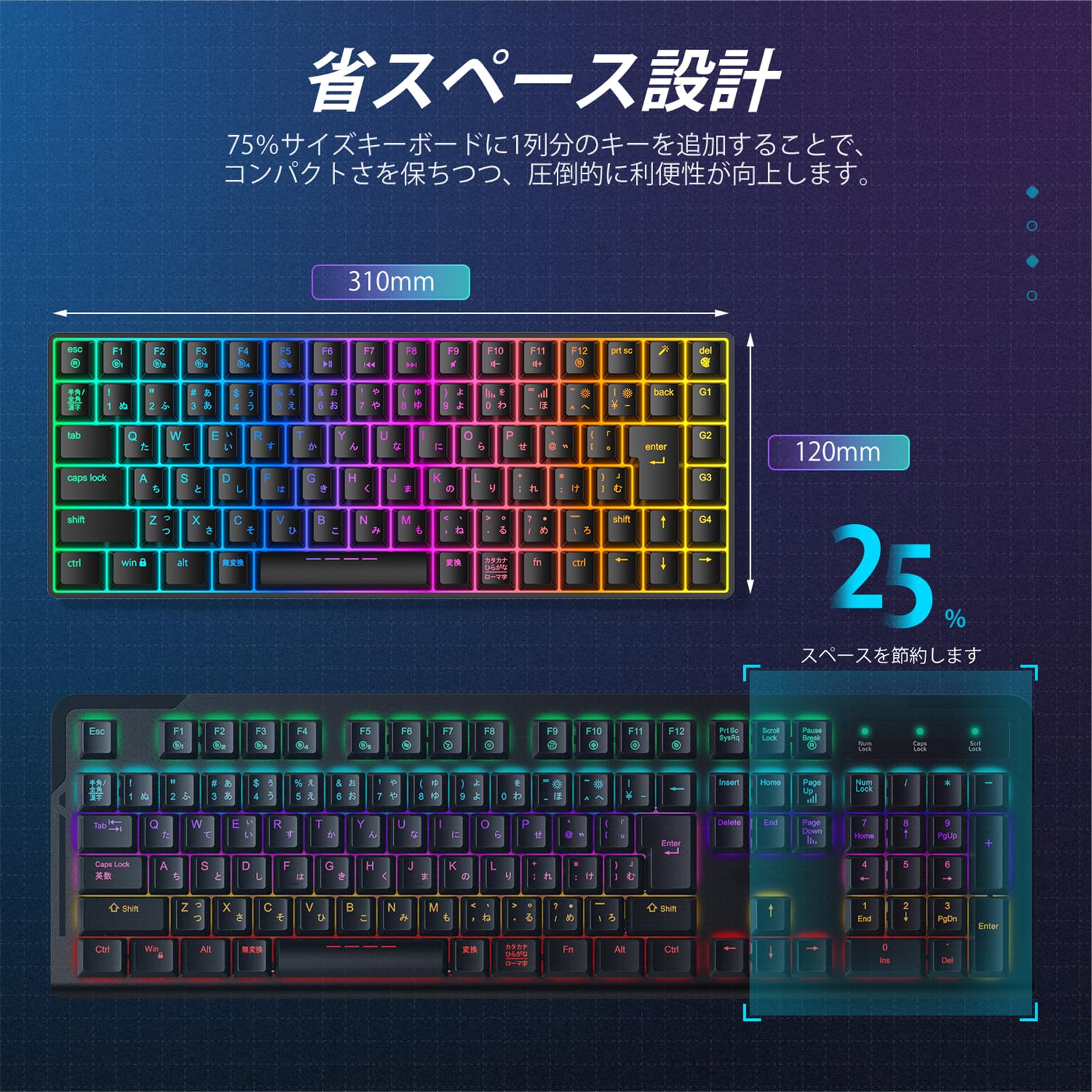 Mua iClever G05 Gaming Keyboard, Numeric Keyboard, Red Axis, Mechanical Keyboard, Japanese ...