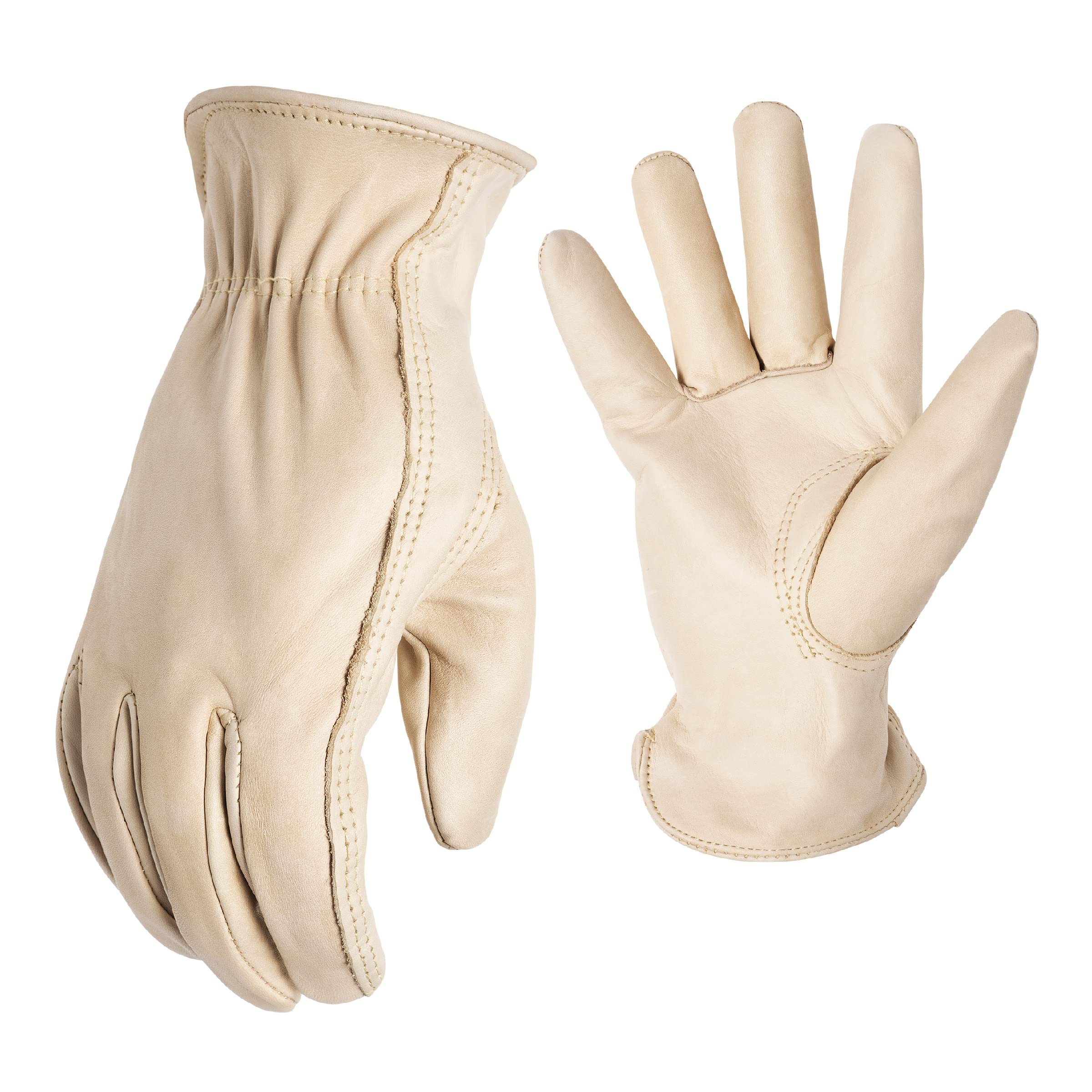 AWP Grain Leather Pigskin Work Gloves for Men and Women, Made with ...