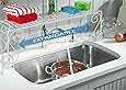 Amazon.com: Old Home Kitchen Expandable Over Sink Shelf - White ...
