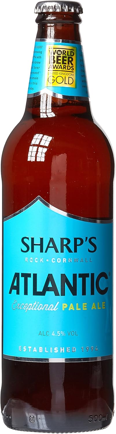 Sharp's Brewery Atlantic Exceptional Pale Ale Beer, 500ml: Amazon.co.uk ...