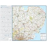 East Anglia (North) Postcode Sector Map 15 - Laminated Wall Map: Amazon ...