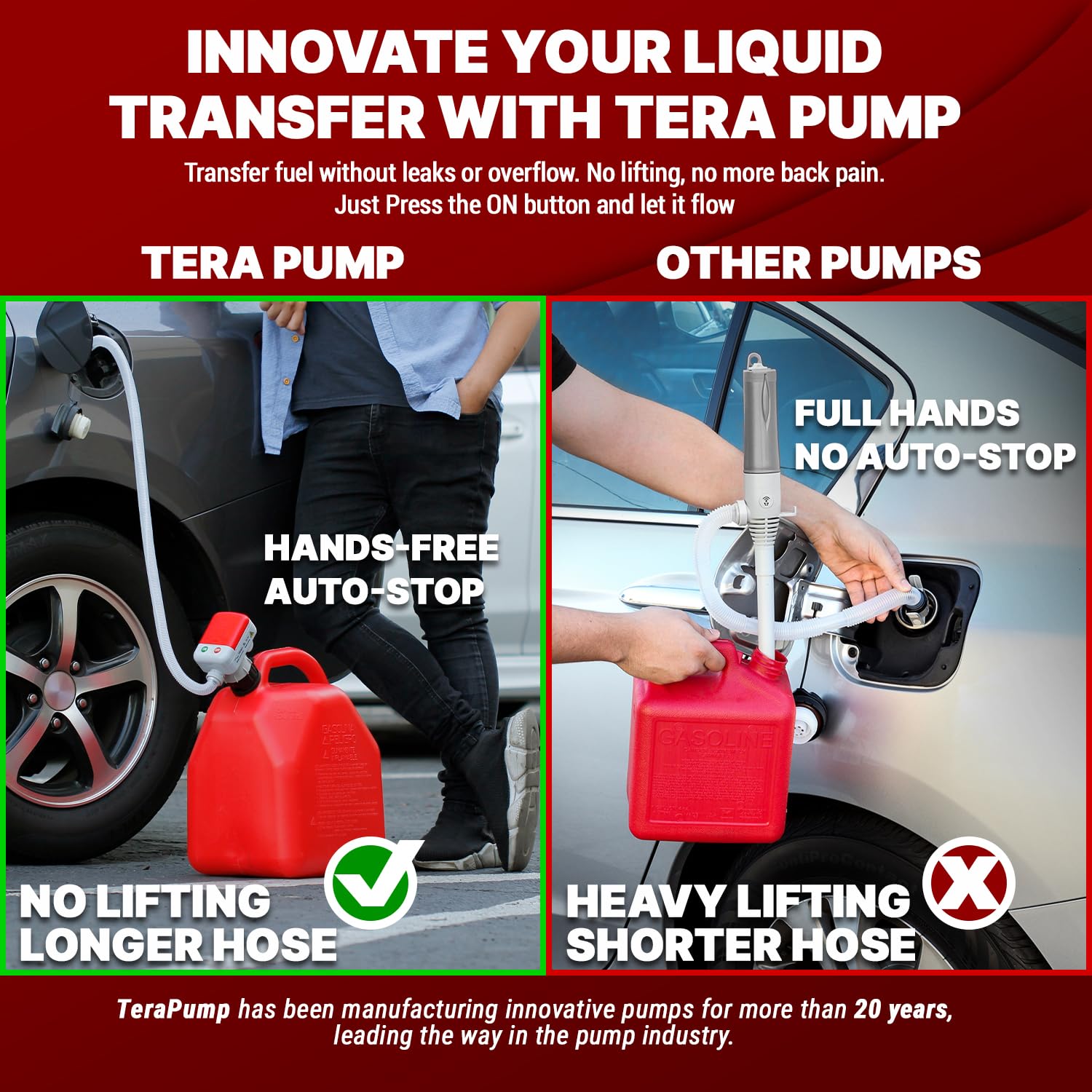 Mua TERA PUMP 4th Gen. Overflow Protection Fuel Transfer Pump, Gas ...