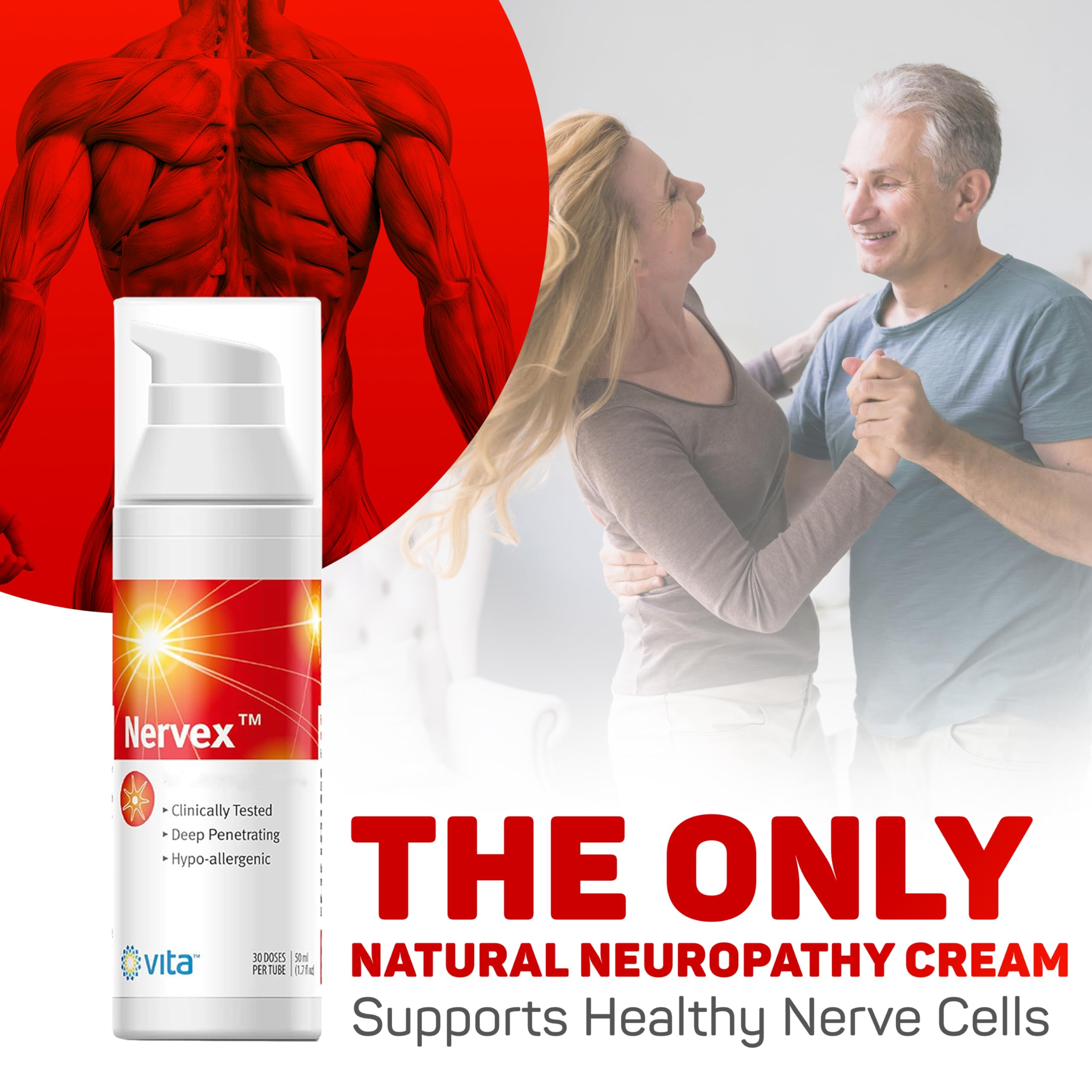 Mua Vita Sciences Nervex Maximum Neuropathy Support, Scientifically Developed for Effective ...