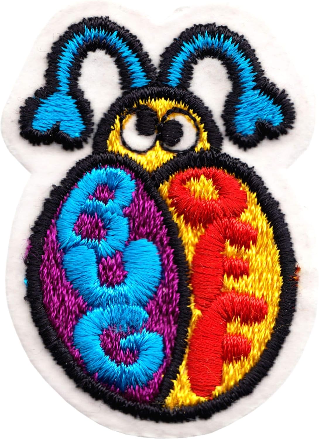 Amazon.com: Bug Off - Bug Shaped - Embroidered Iron on Patch: Clothing