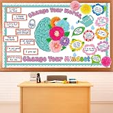 Amazon.com: FYSUIMU Growth Mindset Bulletin Board Set Motivational ...