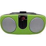 Amazon.com: Sylvania SRCD243M-RED Portable Cd Player with Am/FM Radio ...