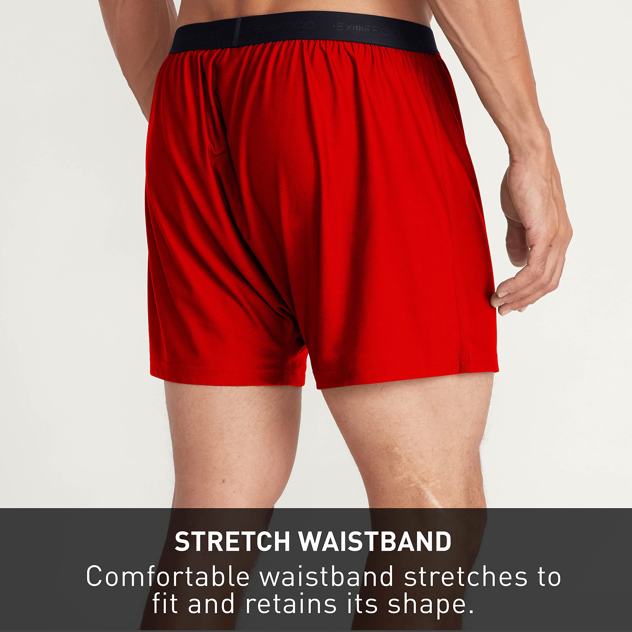 ExOfficio Men's Give-N-Go Boxer Single Pack Charcoal 2XL for sale ...