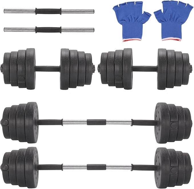 MultiWare Dumbbell 30KG Gym Weights Set Fitness Workout Sturdy Home ...
