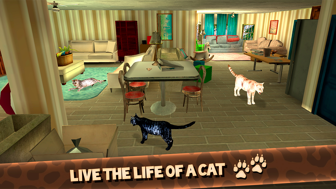Protect My Cute House Animal Kitten: Virtual House Pet Game For Boys ...