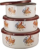 Amazon.com | Corelle Impressions 16-Piece Stoneware Mugs, Country Morn ...