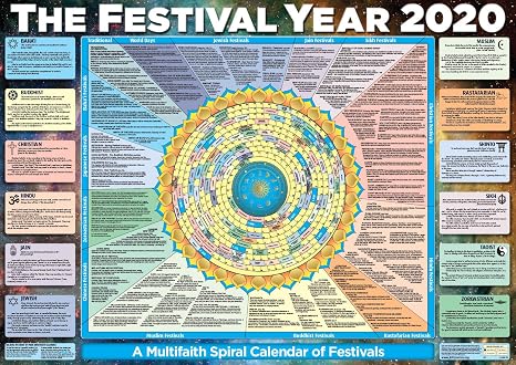 2020 The Festival Year Multi Faith Wall Planner/Calendar/Organiser (A1 ...