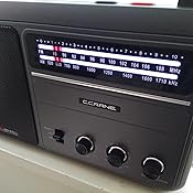 C. Crane CCRadio - EP PRO AM FM Battery Operated Portable Analog Radio ...