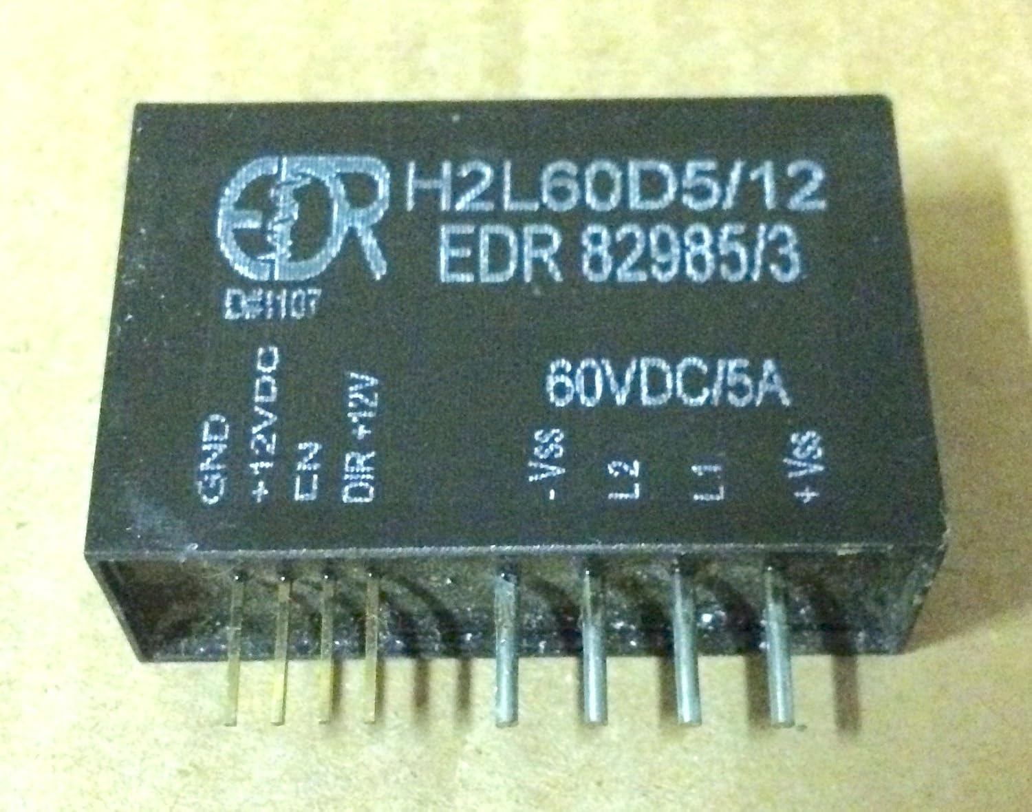 Amazon.com: I/O isolated H-bridge driver 60VDC/5A, Vcc=Vcs=12VDC for ...