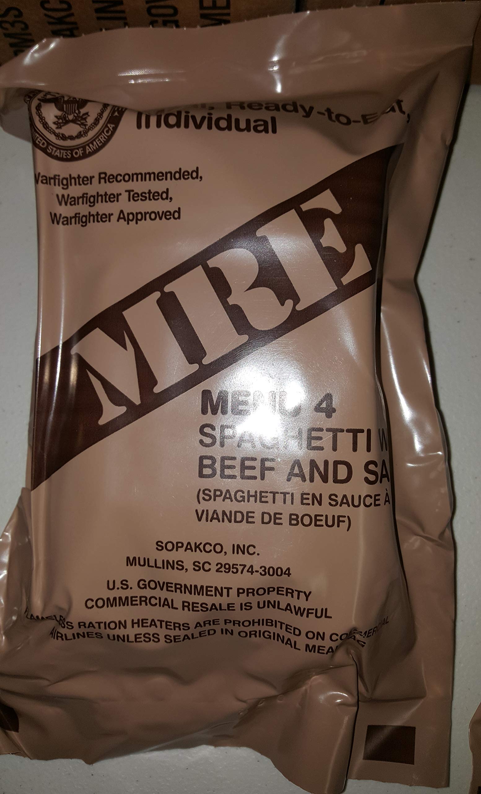 Mua 2021 Genuine Military MRE Meals Ready to Eat with Inspection Date ...