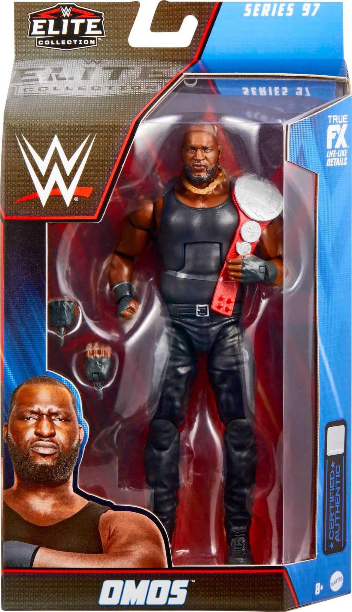 Mua Mattel WWE Omos Elite Collection Action Figure, Deluxe Articulation ...