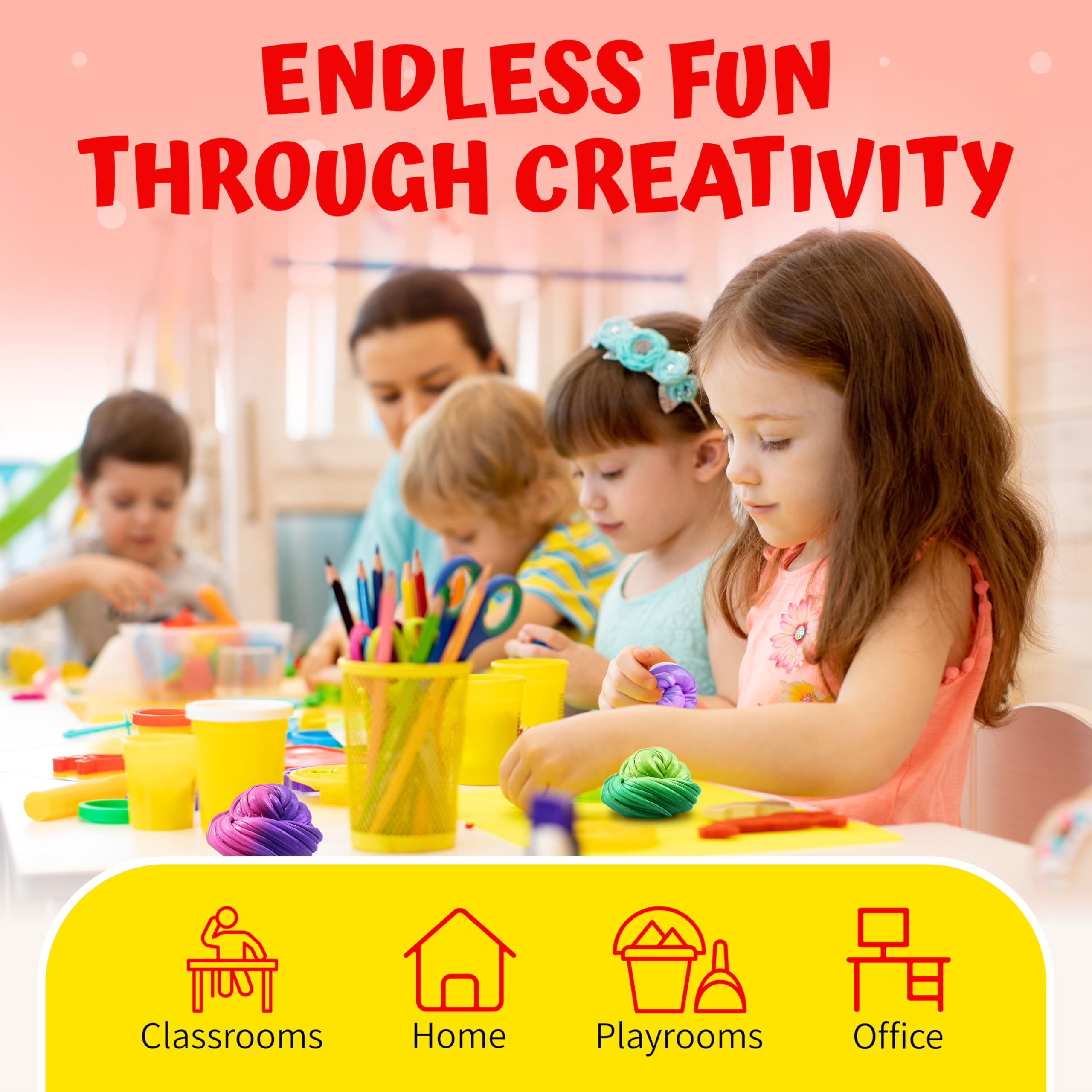 Mua Playbees Color Changing Therapy Putty 12 Pack - Silly Mini Putty ...