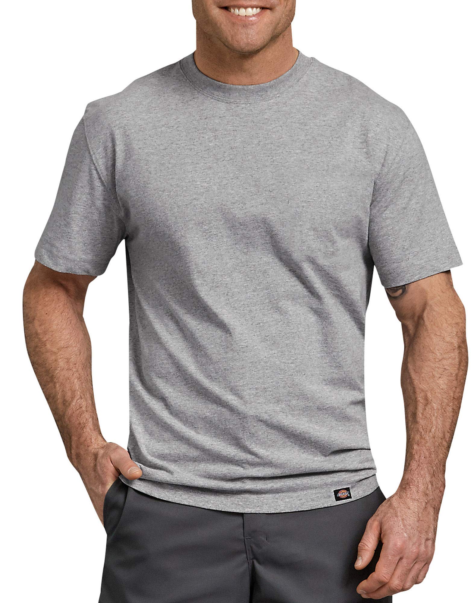 Dickies mens Short Sleeve Heavyweight Crew Neck Work Utility T Shirt ...