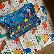 Tummy Time Water Mat Inflatable Play Mat Perfect Sensory Toys for Baby ...