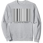 Amazon.com: Barcode T-Shirt Consumerism Anti Consumer Bar-code Shirt T ...