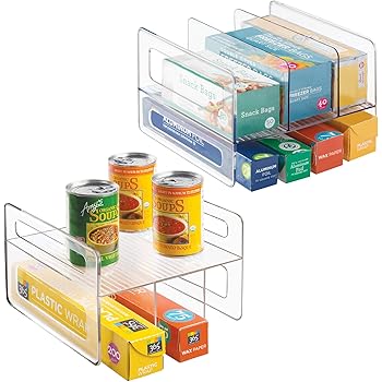 Amazon.com - DecoBros Kitchen Wrap Organizer Rack, White (Small ...