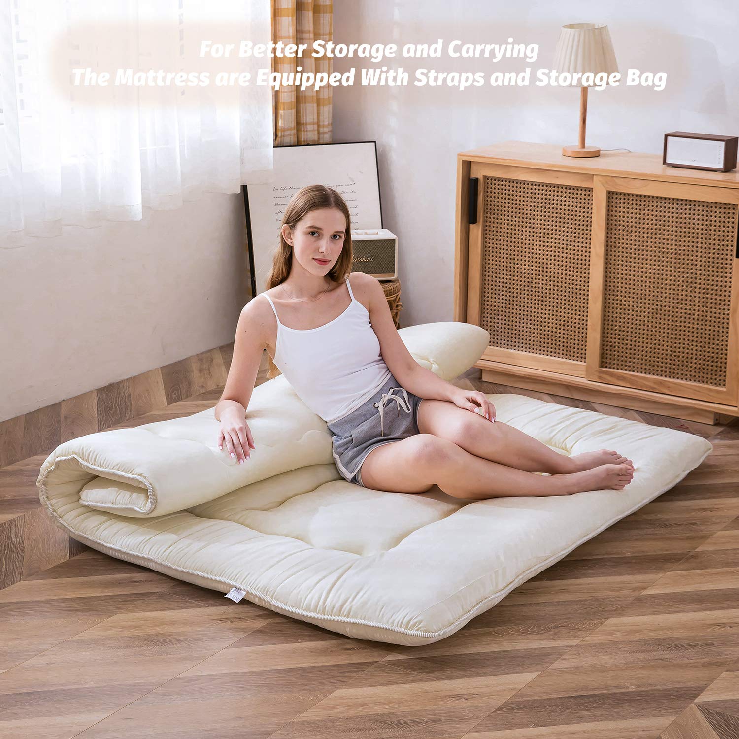 Mua MAXYOYO Japanese Shiki Futon Mattress Floor Mattress Thicken Tatami ...