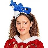 Beviliu Shark Headbands, Animal Headband Shark Fin Headband for Adults ...